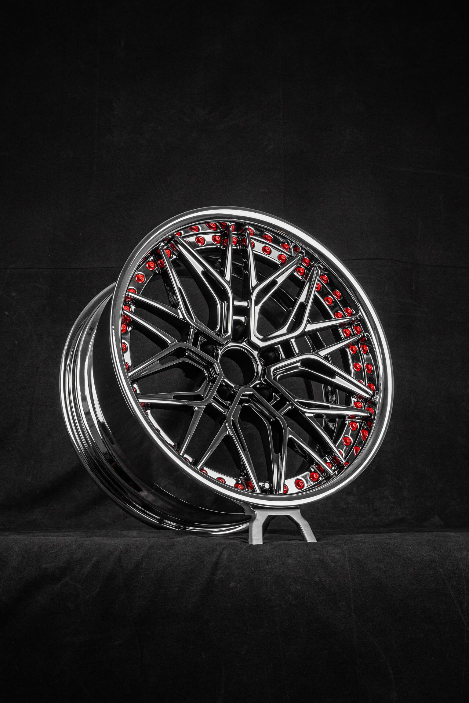 1973 C3 Corvette Custom 18" Black Chrome Wheels – RV-T081 – RVRN WHEELS