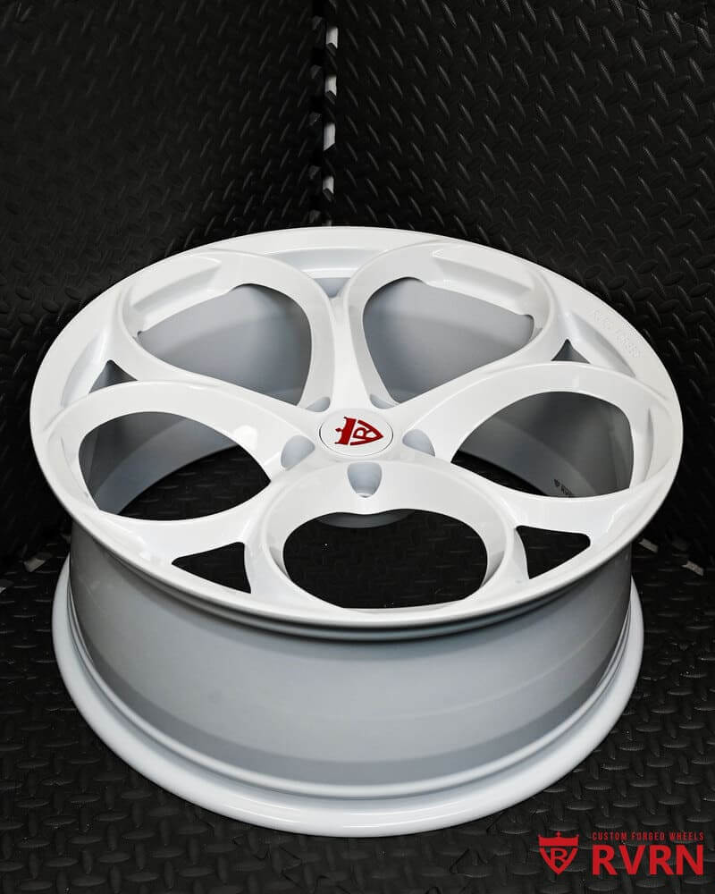 2012 BMW 650i Convertible Custom 22” White Forged Wheels