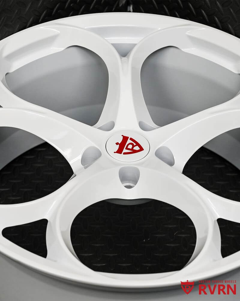 2012 BMW 650i Convertible Custom 22” White Forged Wheels