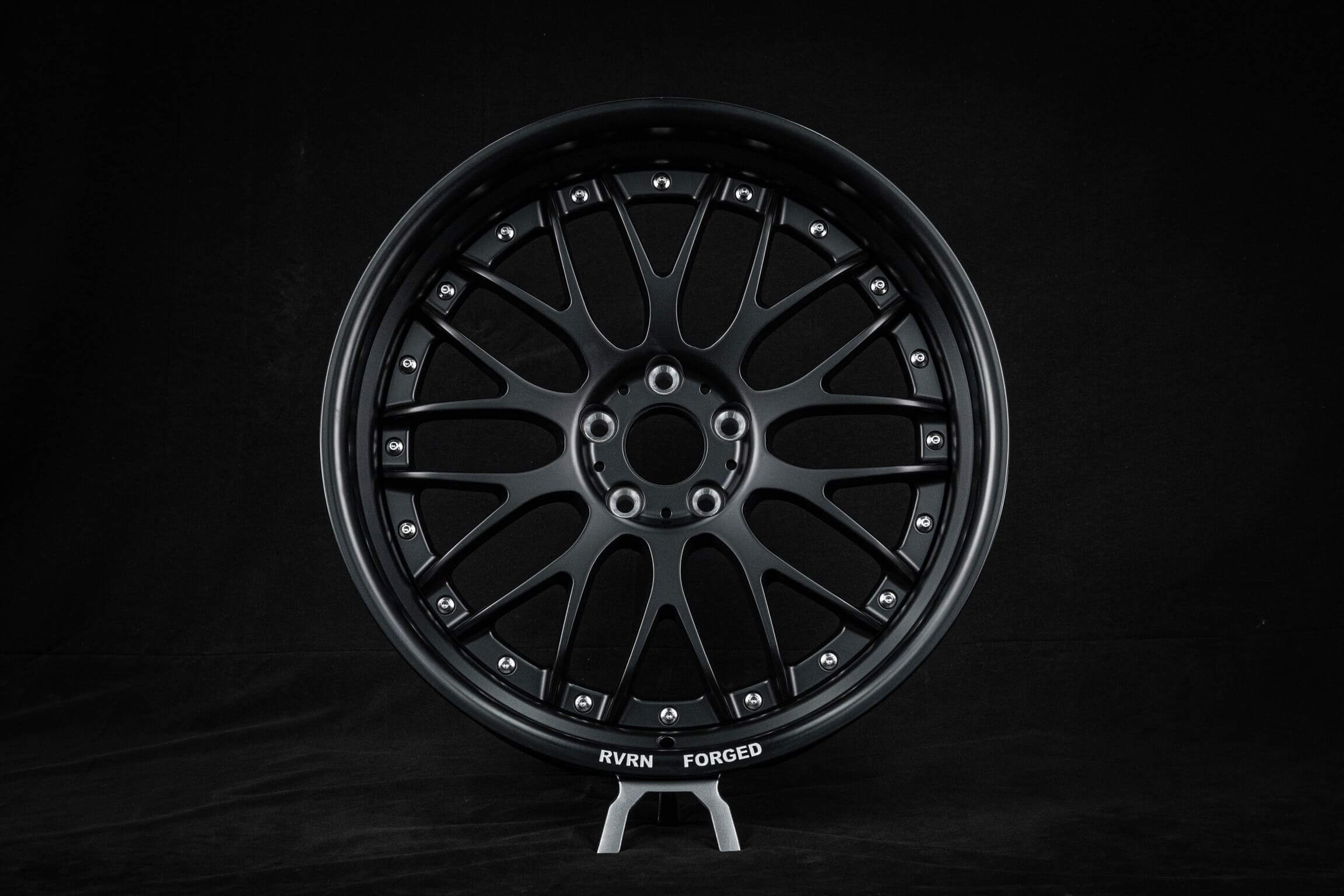 Custom Matte Black Ferrari 458 Wheels | RV-DC56 RVRN – RVRN WHEELS