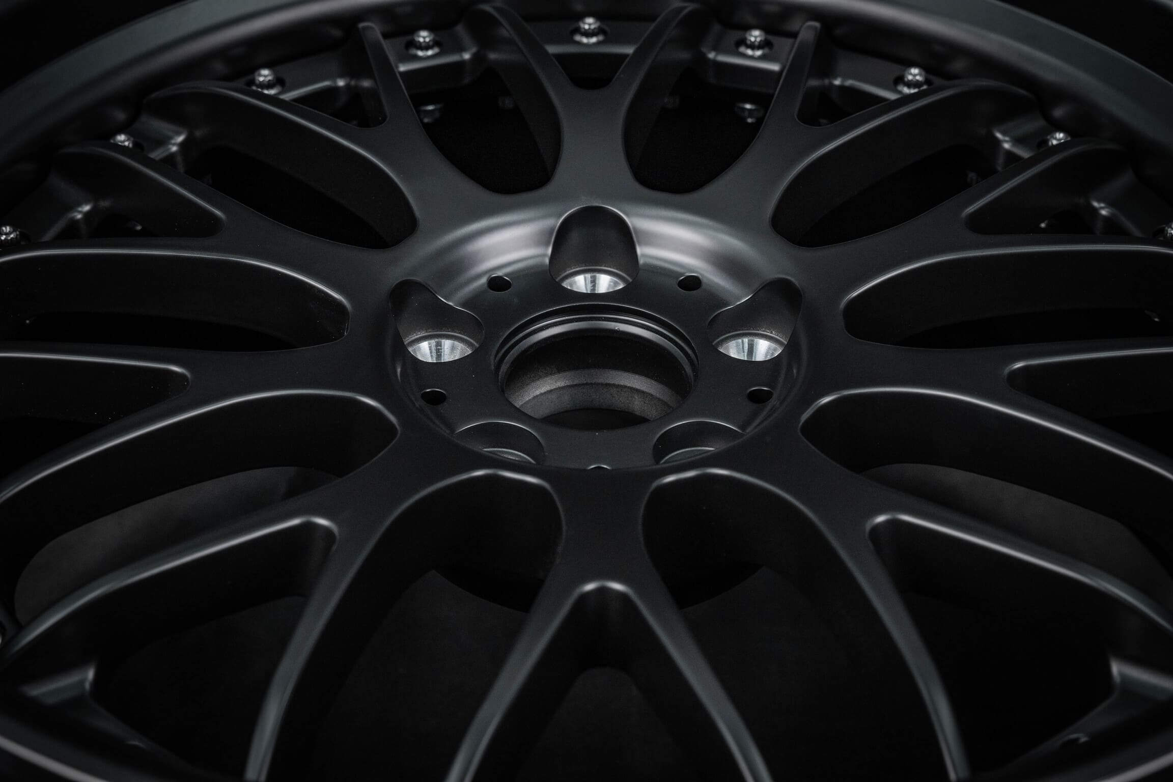 Custom Matte Black Ferrari 458 Wheels | RV-DC56 RVRN – RVRN WHEELS