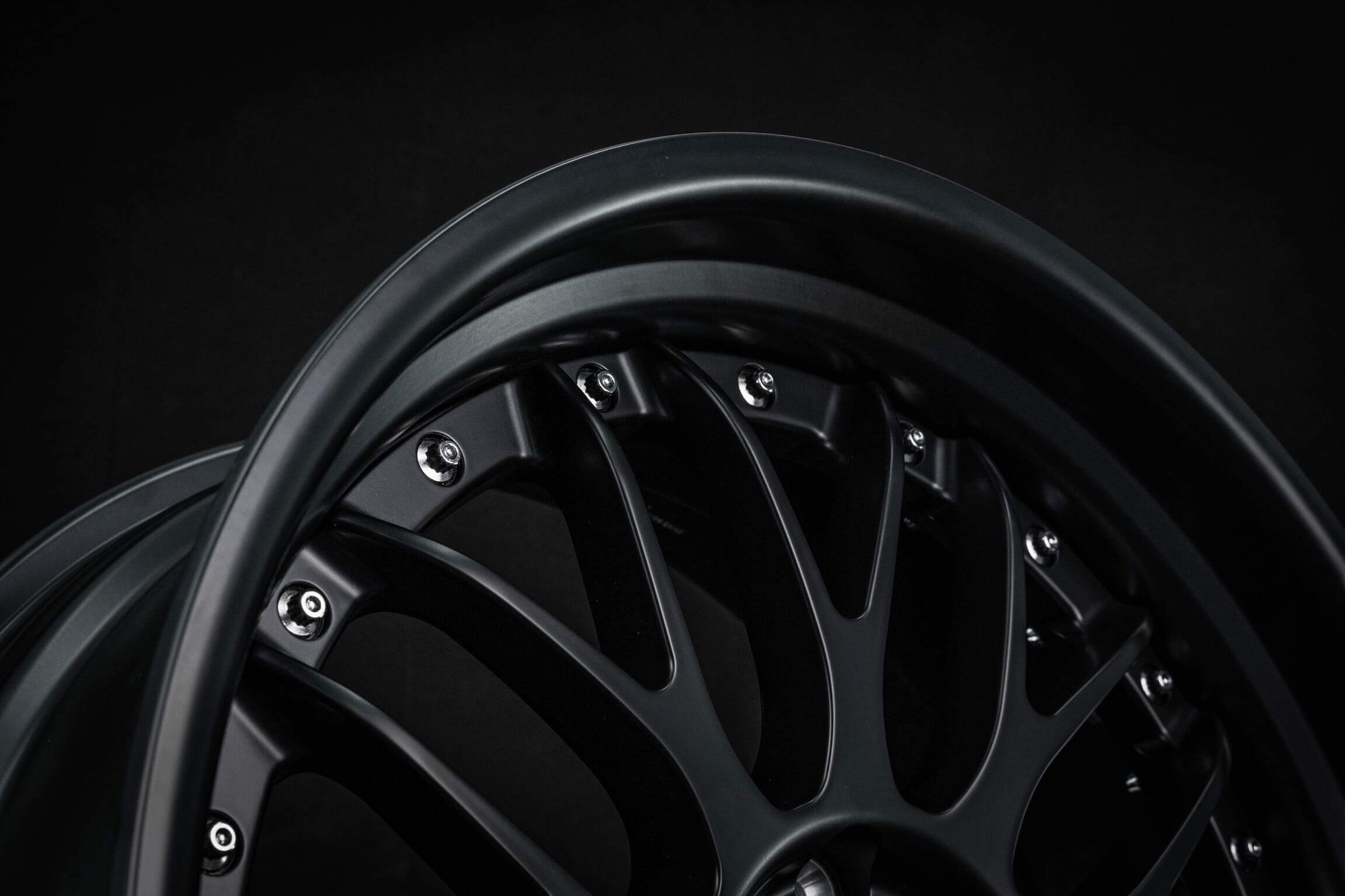 Custom Matte Black Ferrari 458 Wheels | RV-DC56 RVRN – RVRN WHEELS