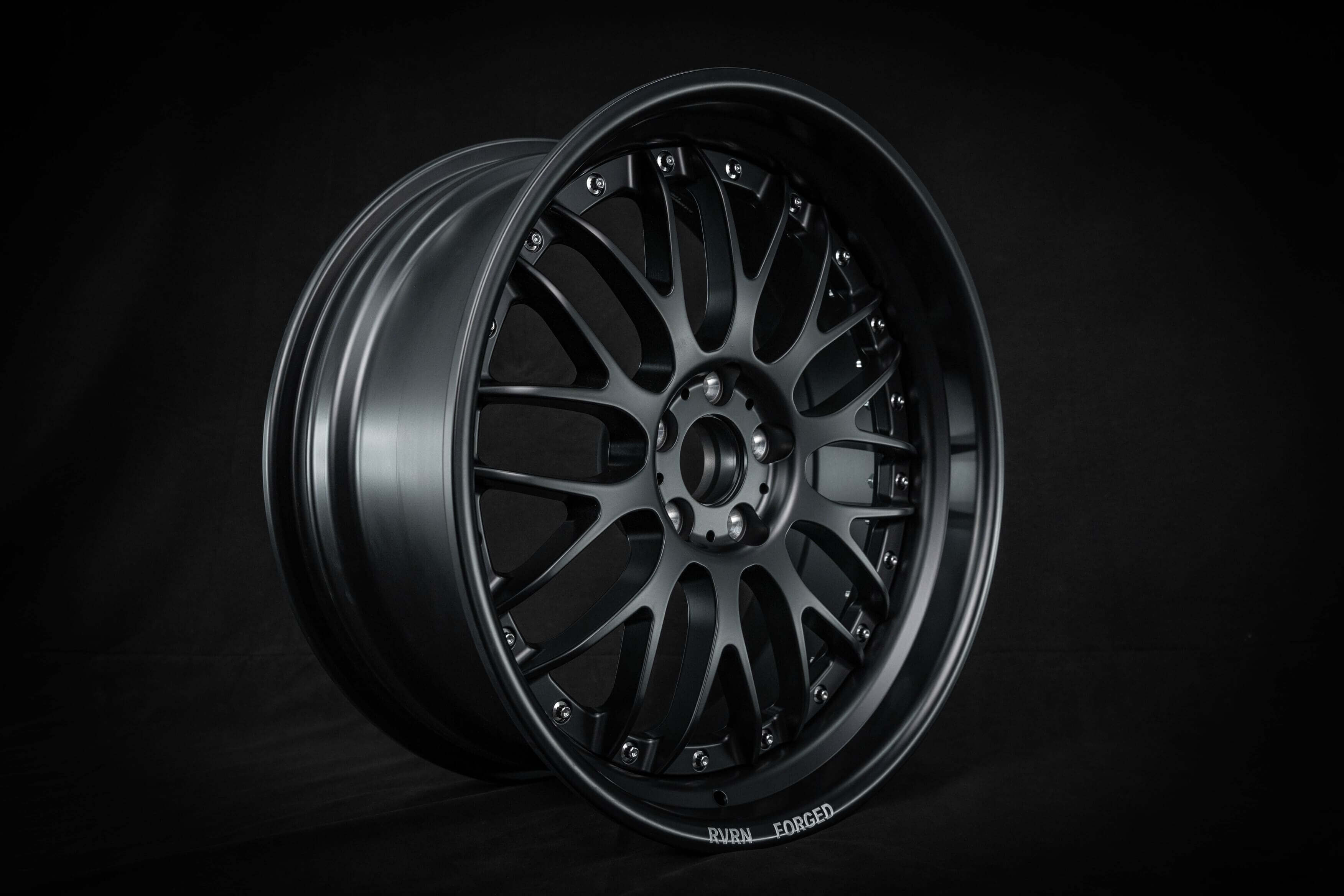 Custom Matte Black Ferrari 458 Wheels | RV-DC56 RVRN – RVRN WHEELS