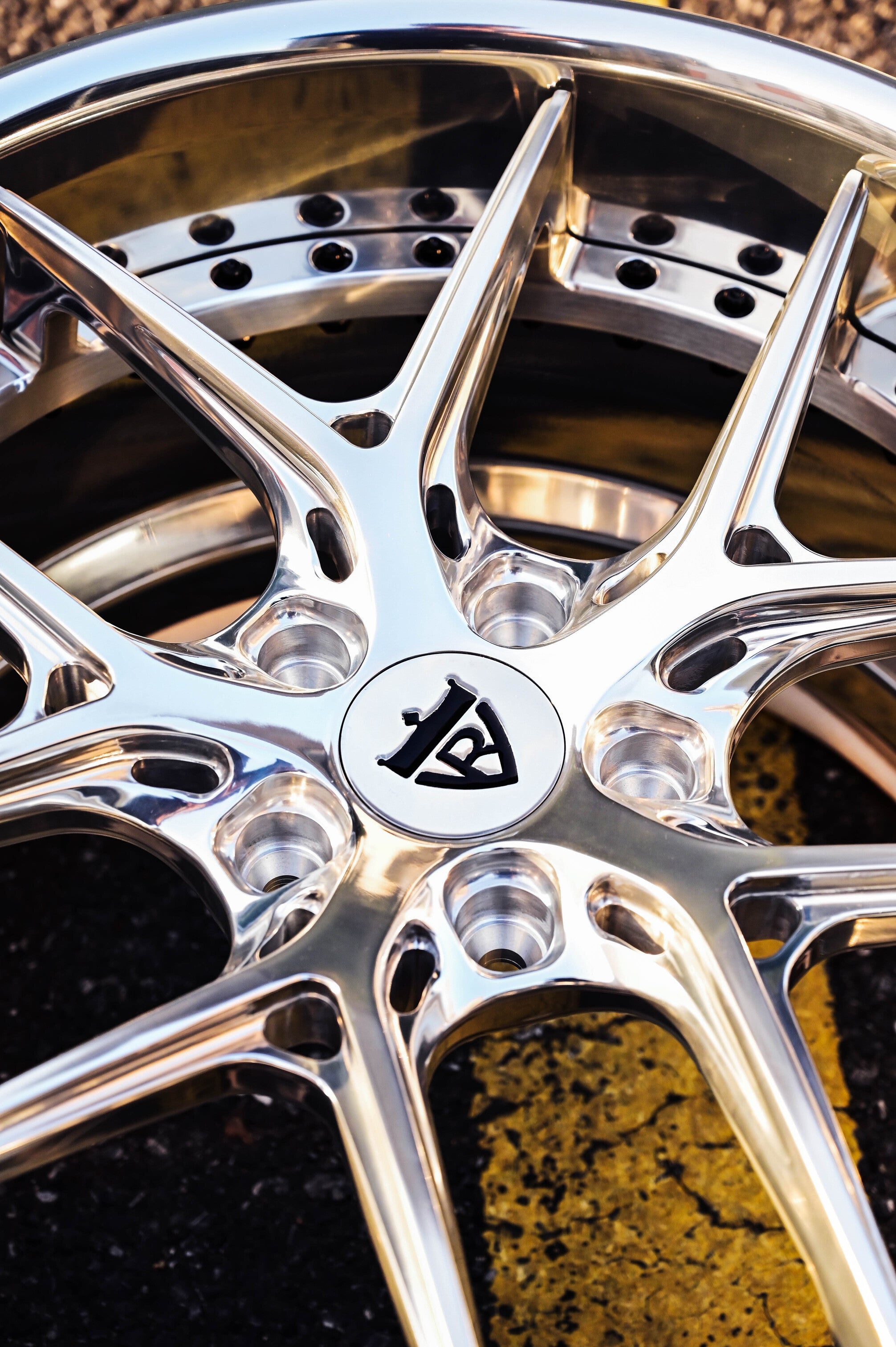 Corvette Wheels-2017 Grand Sport Custom Forged 2-Piece Wheels-DR08