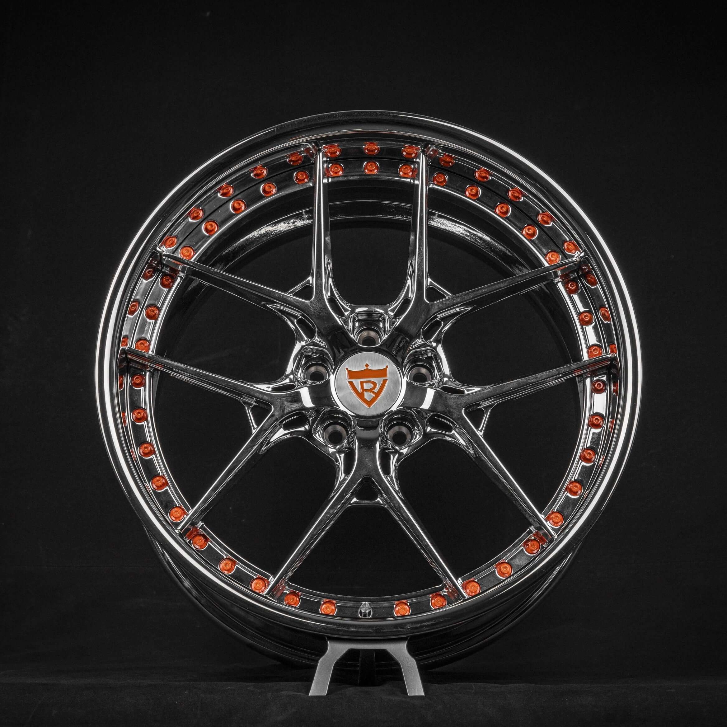 Ford Mustang Shelby GT500 Deep Dish Chrome Wheels: RV-DR08D