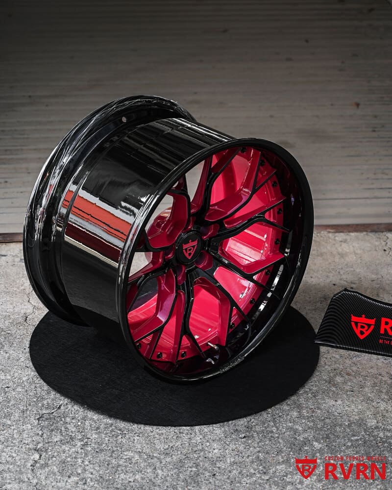 Dodge Charger Wheels: Custom Pink 20x12 RV-DR16 Rims