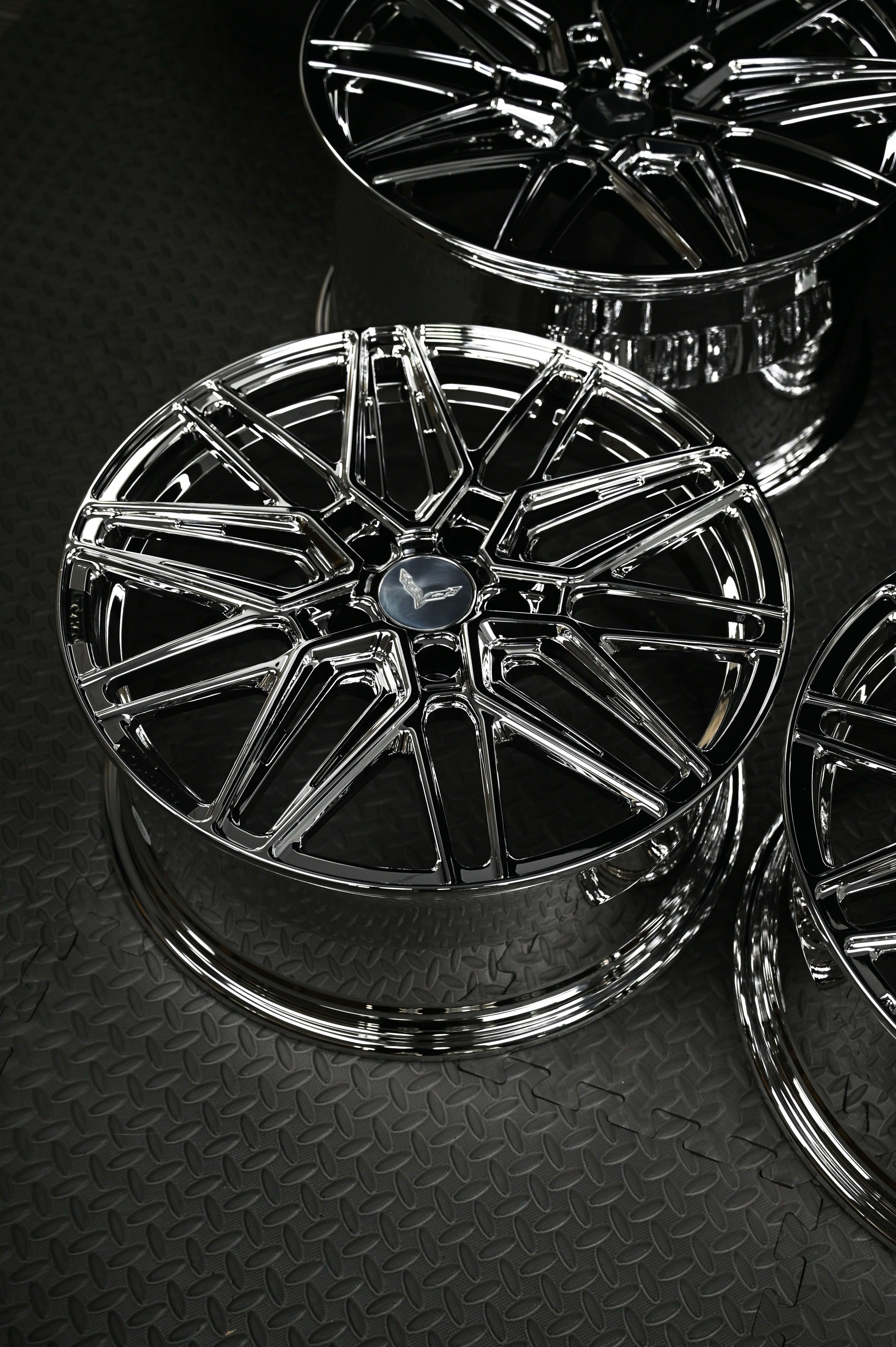 2021 Corvette C8 Wheels-Custom Forged Chrome Rims MS808 – RVRN WHEELS