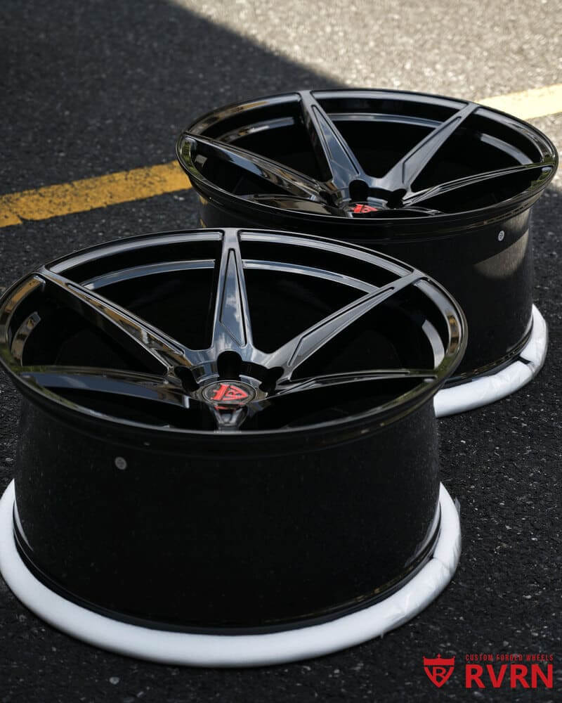 2022 Charger SRT Concave Black 22" Forged Wheels | RVRN – RVRN WHEELS