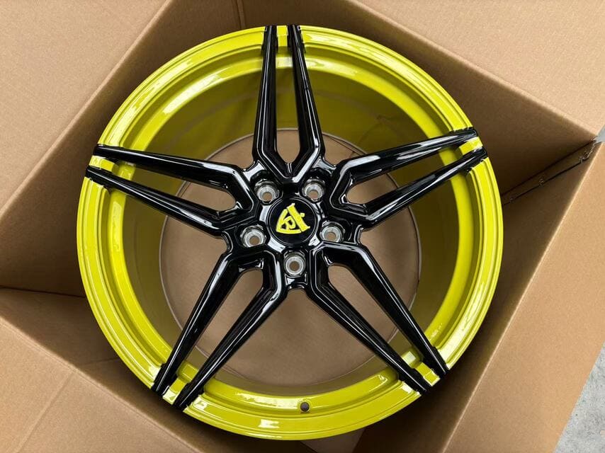Corvette C8 Aftermarket Yellow Rims | RV-MR02 by RVRN – RVRN WHEELS