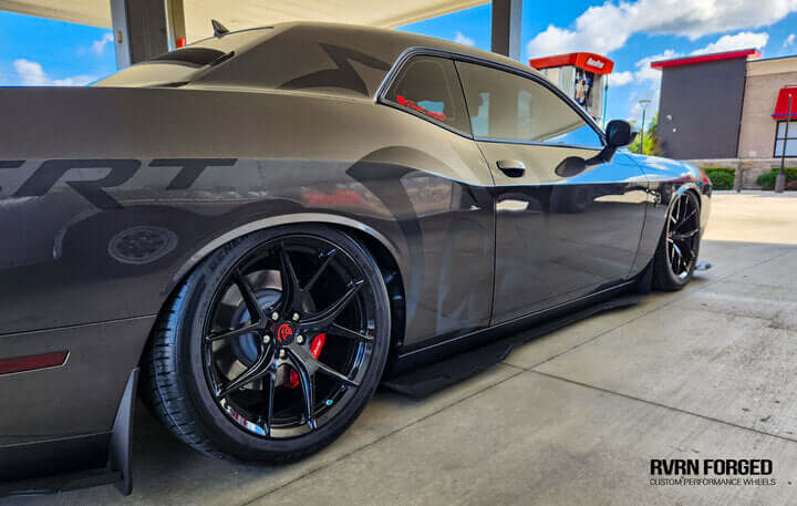 2023 Hellcat Custom 20" Concave Black Forged Wheels | RVRN – RVRN WHEELS