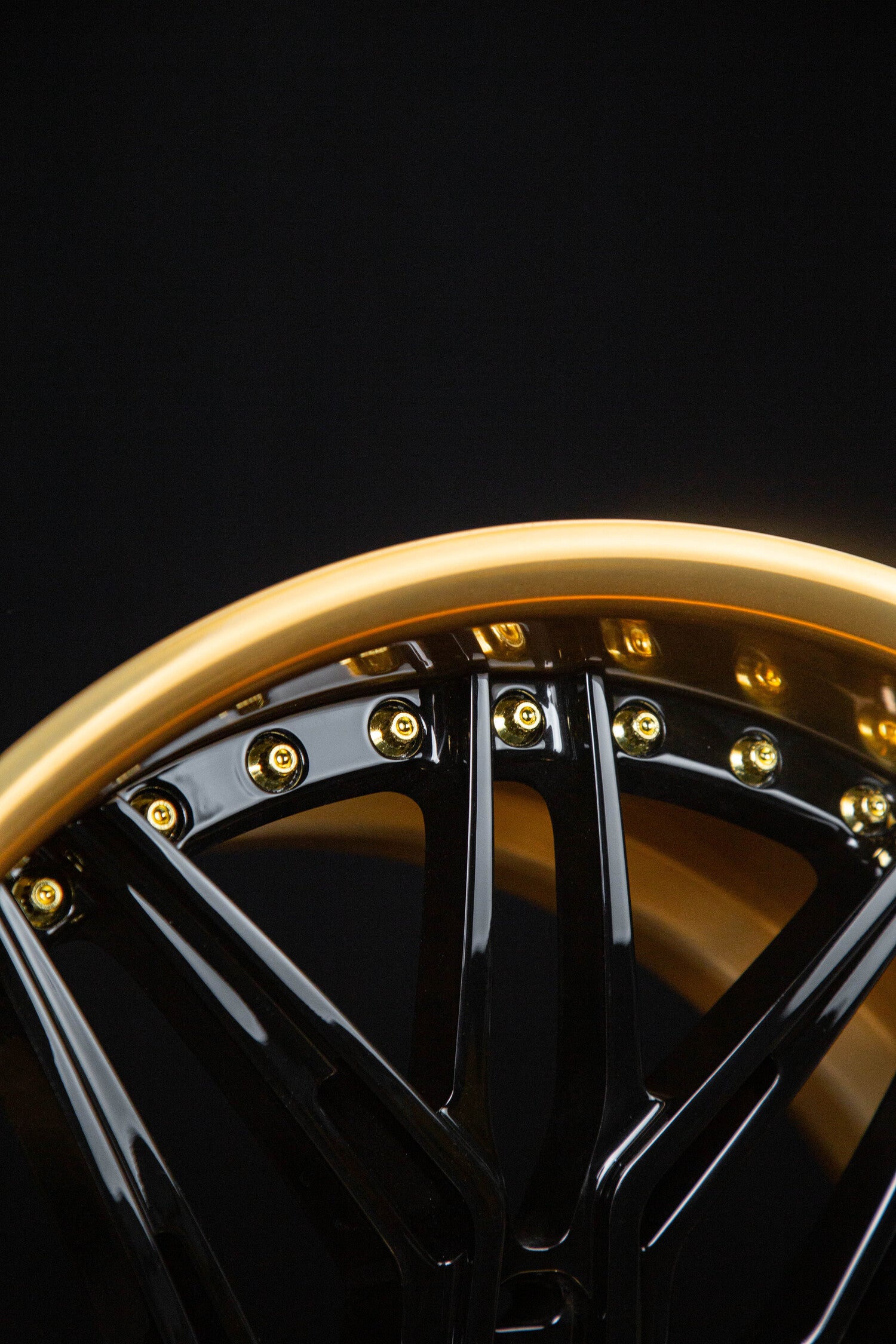 Dodge Charger Gold Wheels: Custom RV-T081 Deep Dish Rims – RVRN WHEELS