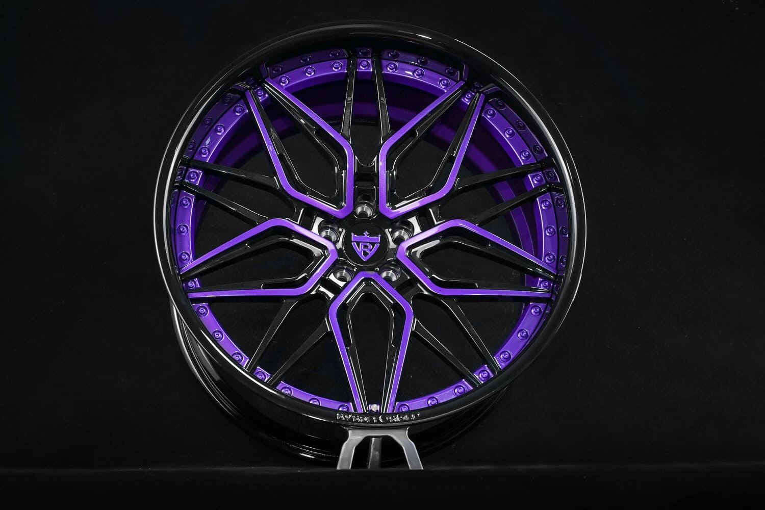 Dodge Charger Purple Wheels | Custom RV-T081 Deep Dish Rims – RVRN WHEELS