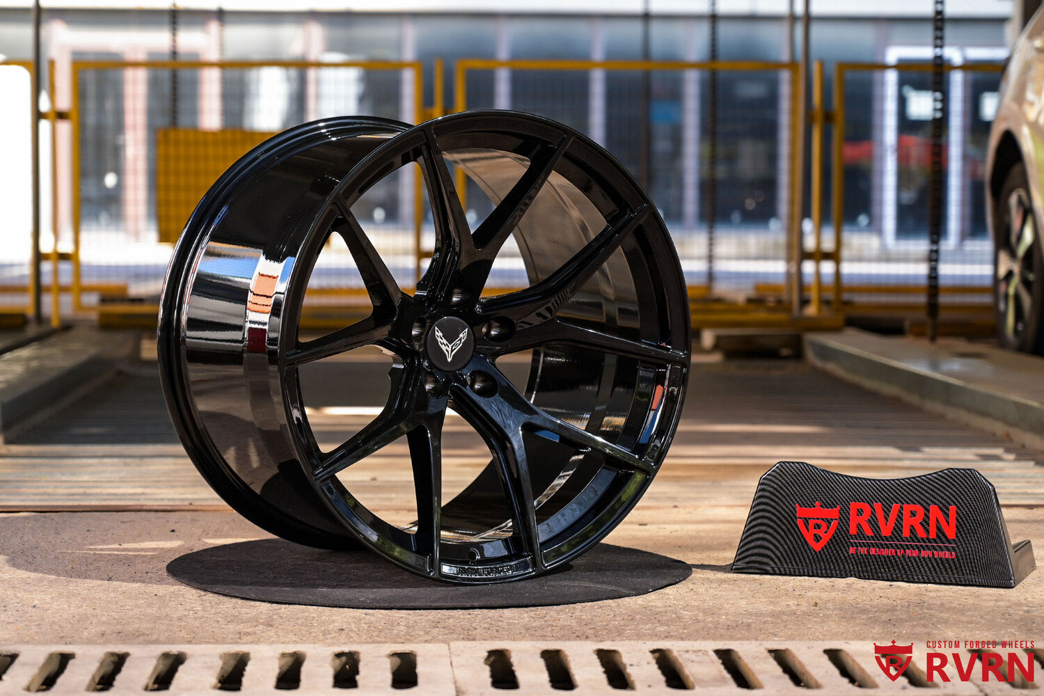 Corvette C8 Custom Wheels – RV-MC24 Black Concave Rims – RVRN WHEELS