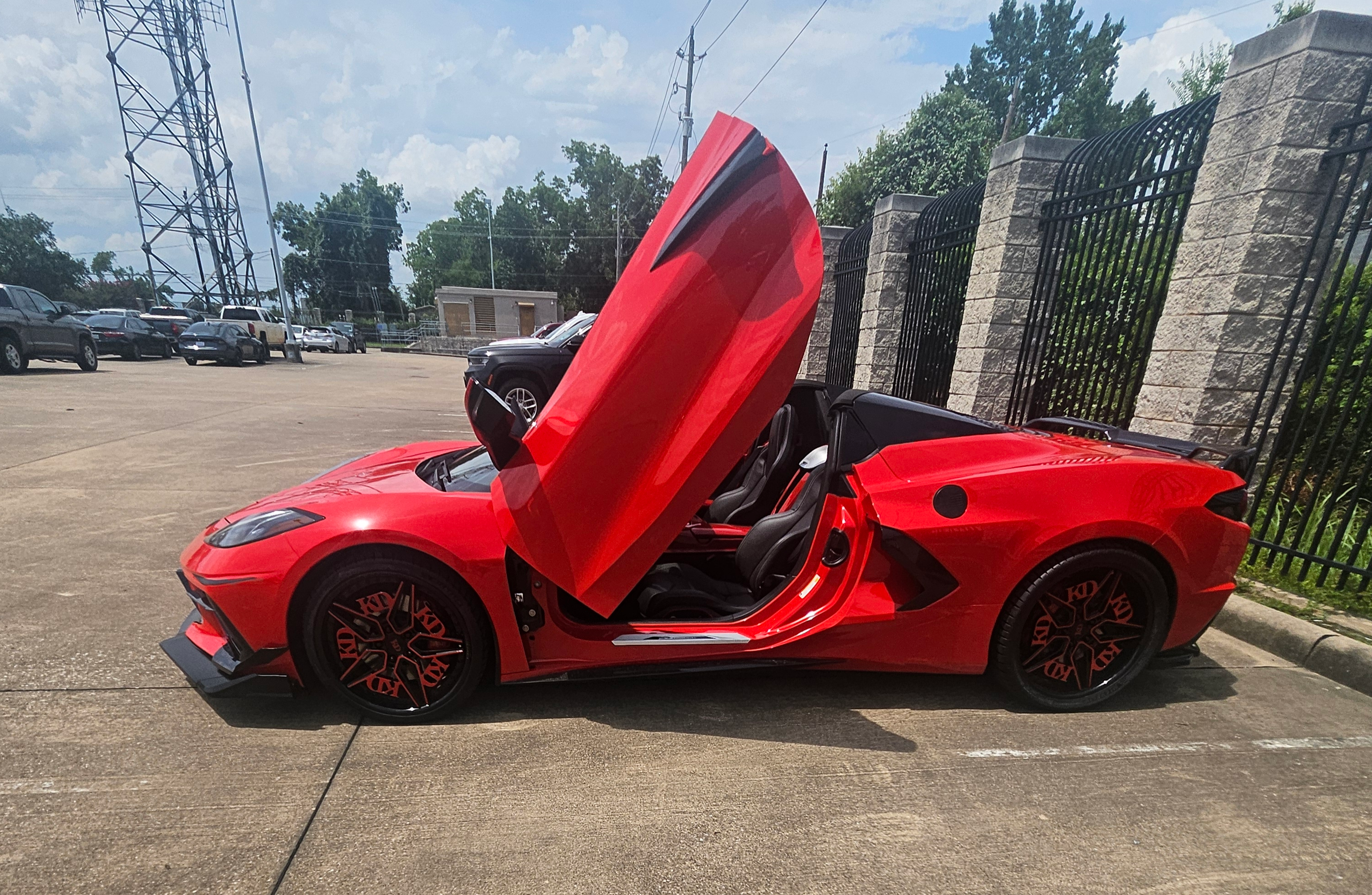 2024 C8 Z51 Corvette Wheels | Black & Red RB-01 by RVRN – RVRN WHEELS