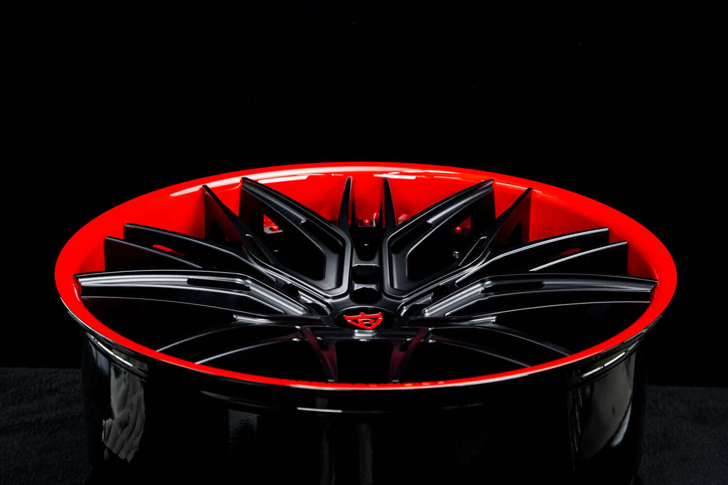 BMW XM Wheels: Custom RV-T081 24" Red & Black Rims
