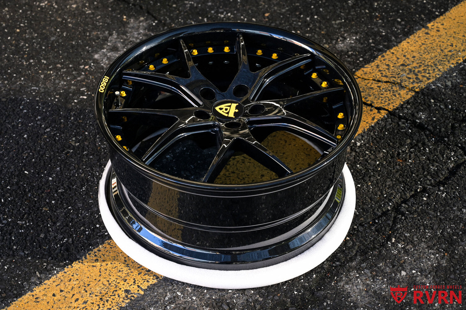 Lexus Wheels | Custom Black & Yellow RV-DC24 for 2025 IS500 – RVRN WHEELS
