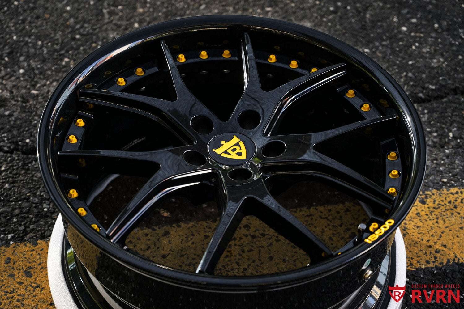 Lexus Wheels | Custom Black & Yellow RV-DC24 for 2025 IS500 – RVRN WHEELS