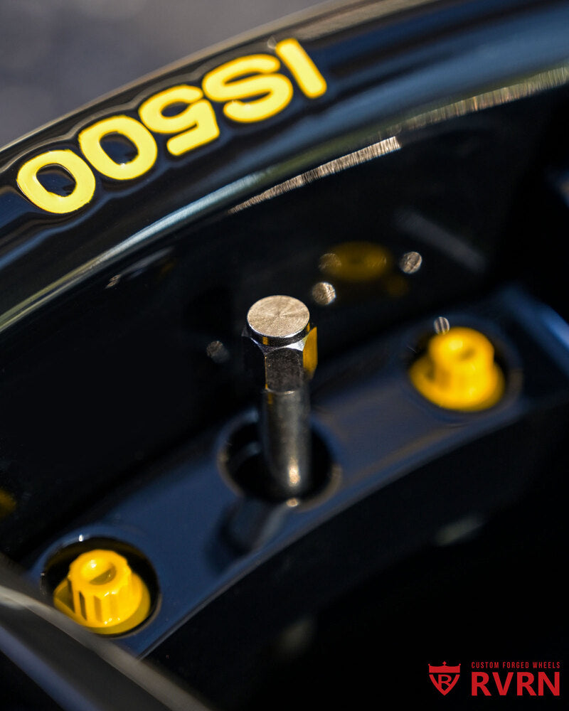 Lexus Wheels | Custom Black & Yellow RV-DC24 for 2025 IS500 – RVRN WHEELS