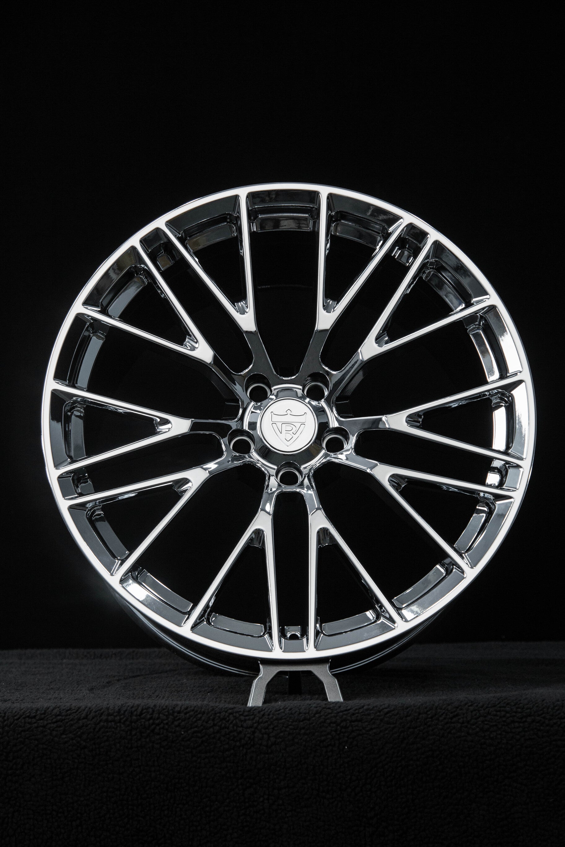 Corvette C8 Custom Wheels RV-MC65 Chrome Forged Rims