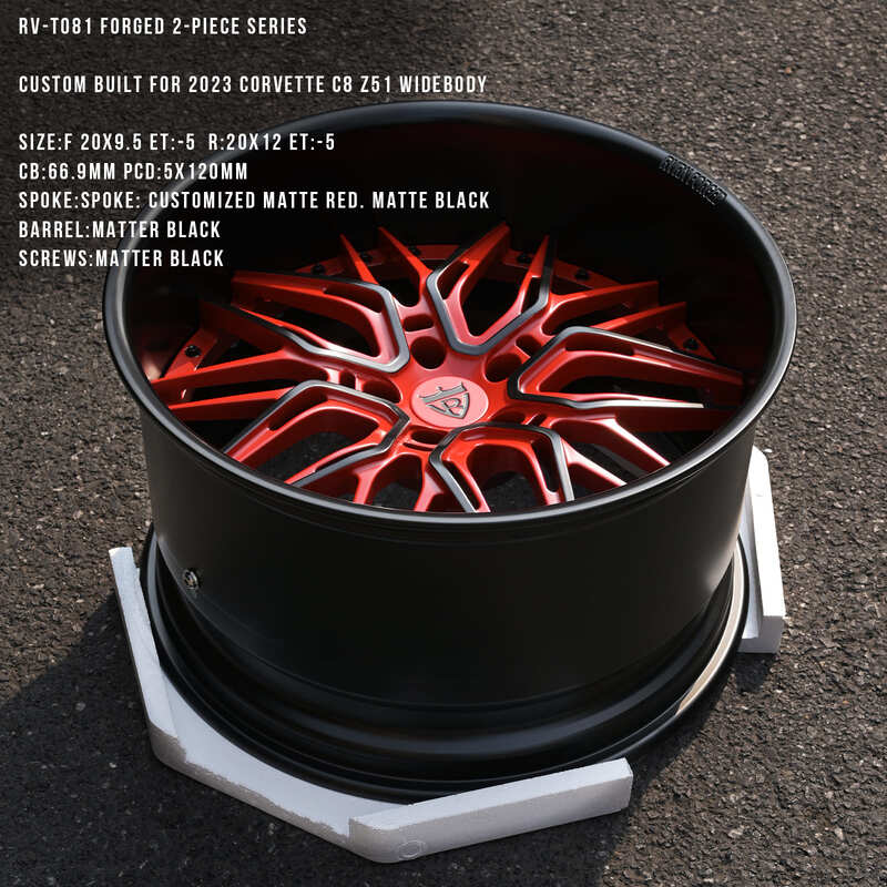 Corvette C8 Z51 Wideboby Custom Wheels&Rims: Deep Dish RVRN RV-T081 Series