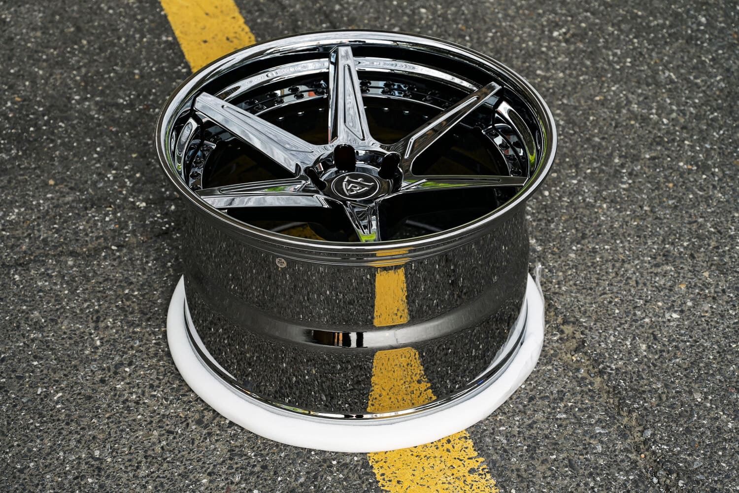 Corvette C8 Wheels: Custom Black Chrome RV-DC19 Rims – RVRN WHEELS