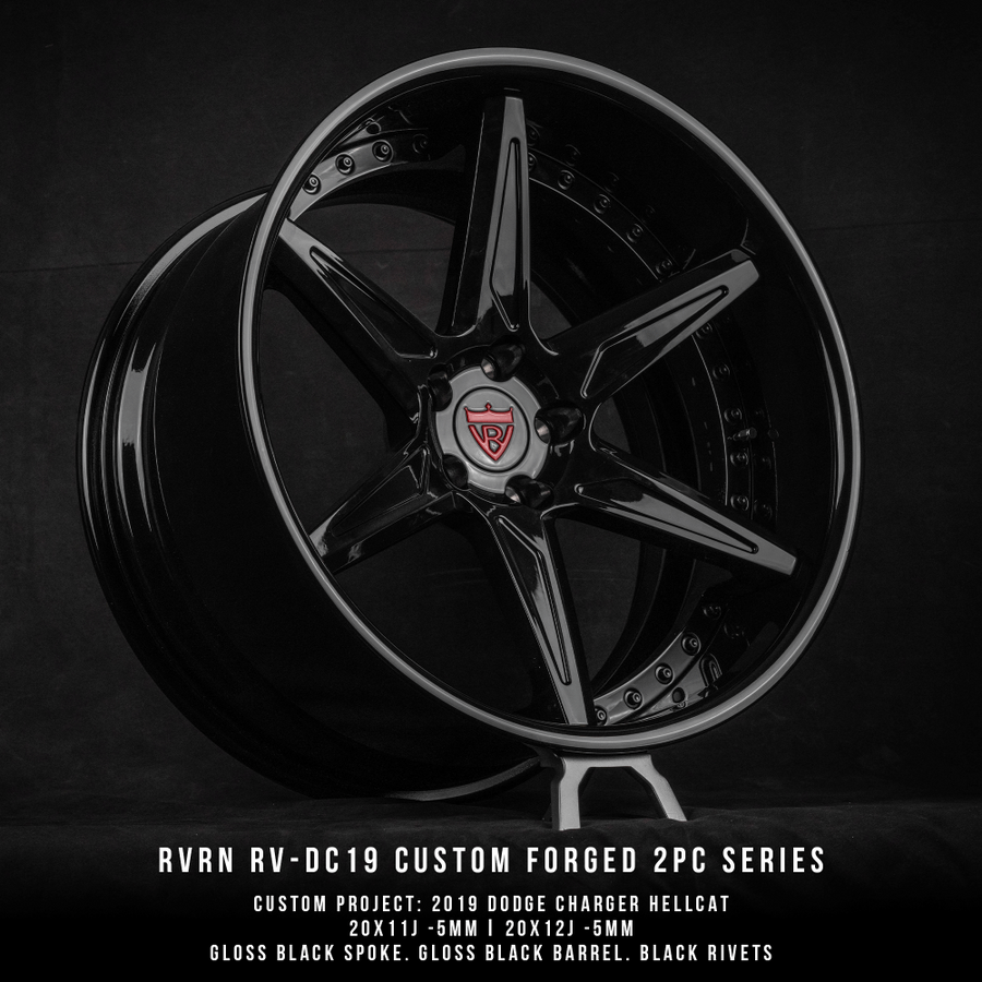 Custom Dodge Charger Forged Wheels Series - RVRN Wheels