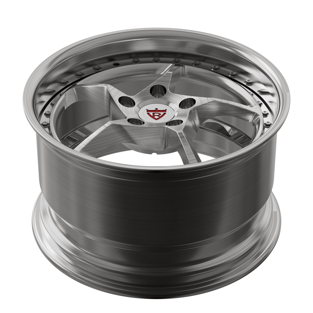 Ferrari Testarossa Custom 5 Spoke Deep Dish Wheels: RV-DF01