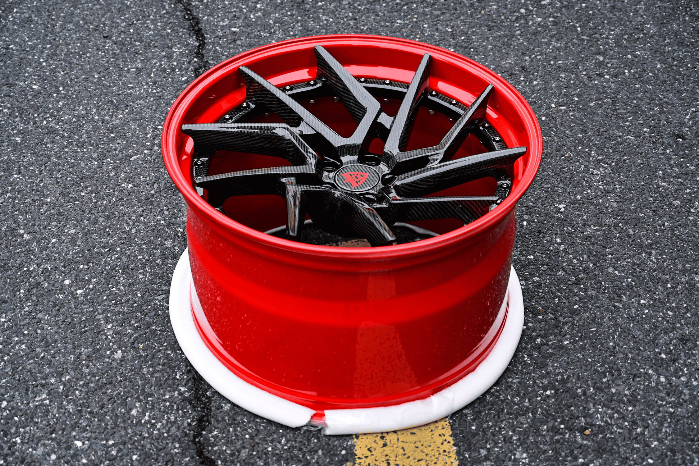 2019 Ferrari 488 GTB Custom 21 Carbon Fiber Wheels: RV-DF041