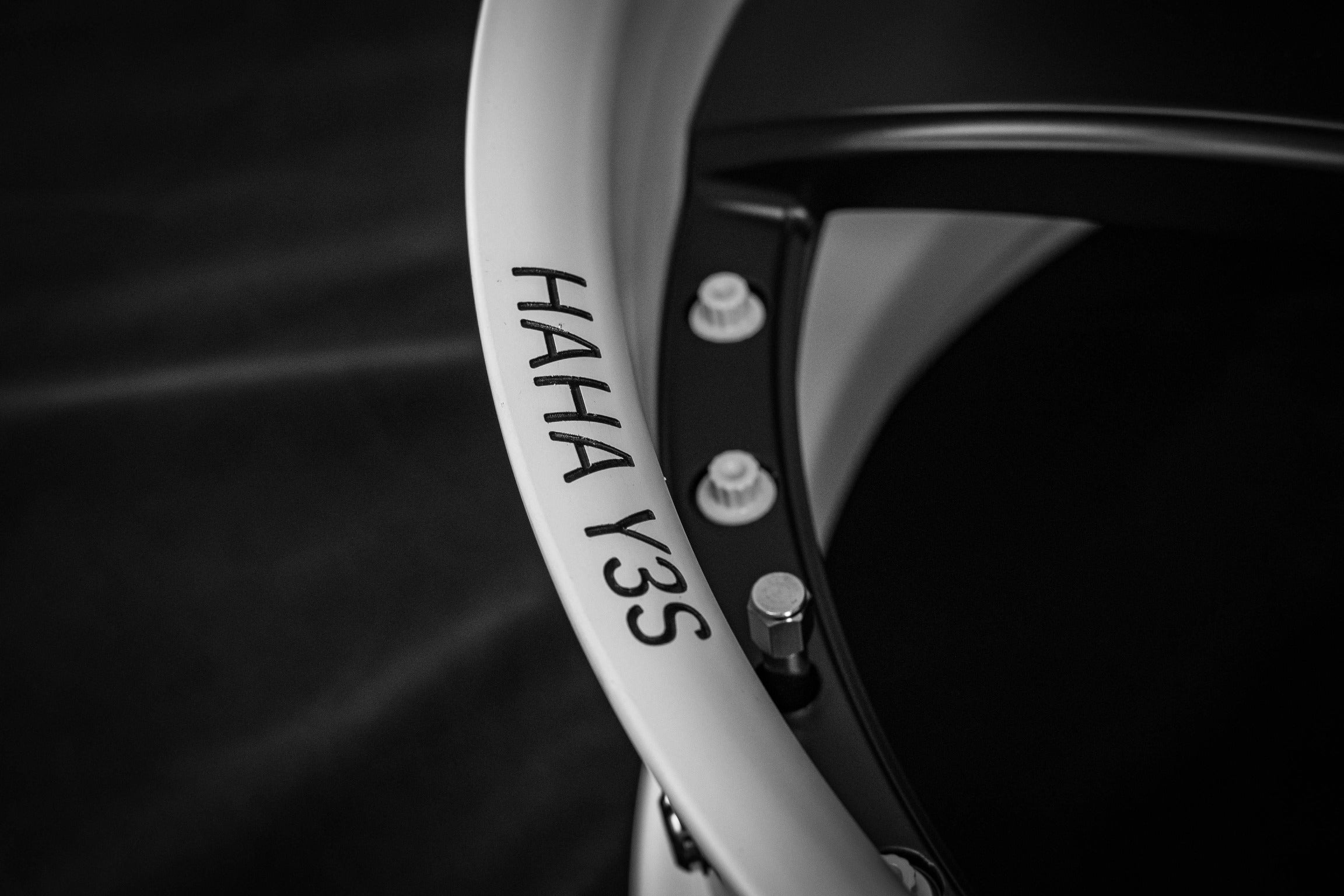 Custom Forged 2023 Tesla Model Y 21-inch Black & White Wheels