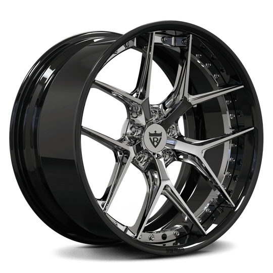 Custom Forged Deep Dish Chrome Wheels for Trucks: RV-HR88