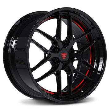 Custom Red & Black Forged Wheels & Rims | RVRN Forged – RVRN WHEELS