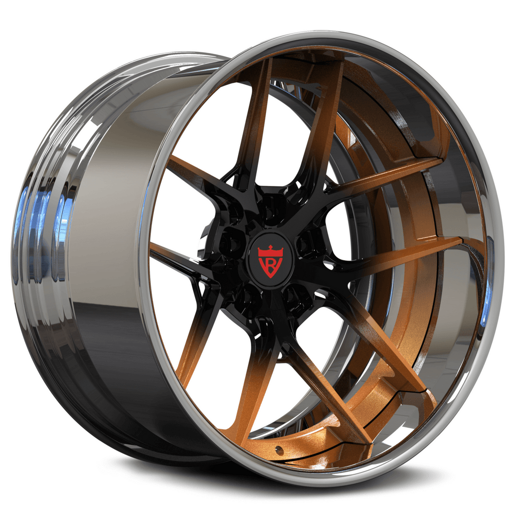 Dodge Challenger Custom Deep Dish Wheels: RV-DR08D - RVRN