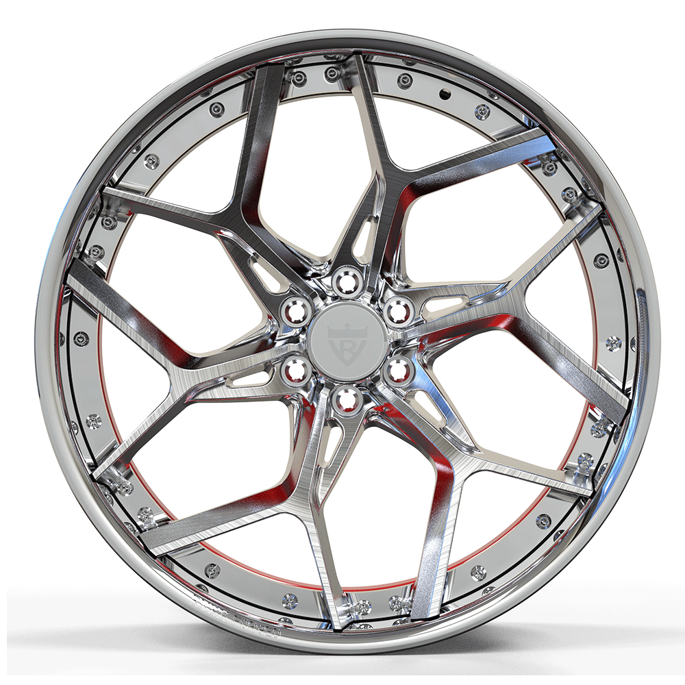 Custom Forged Concave Chrome Wheels: RV-DV03 6 Lug for Truck