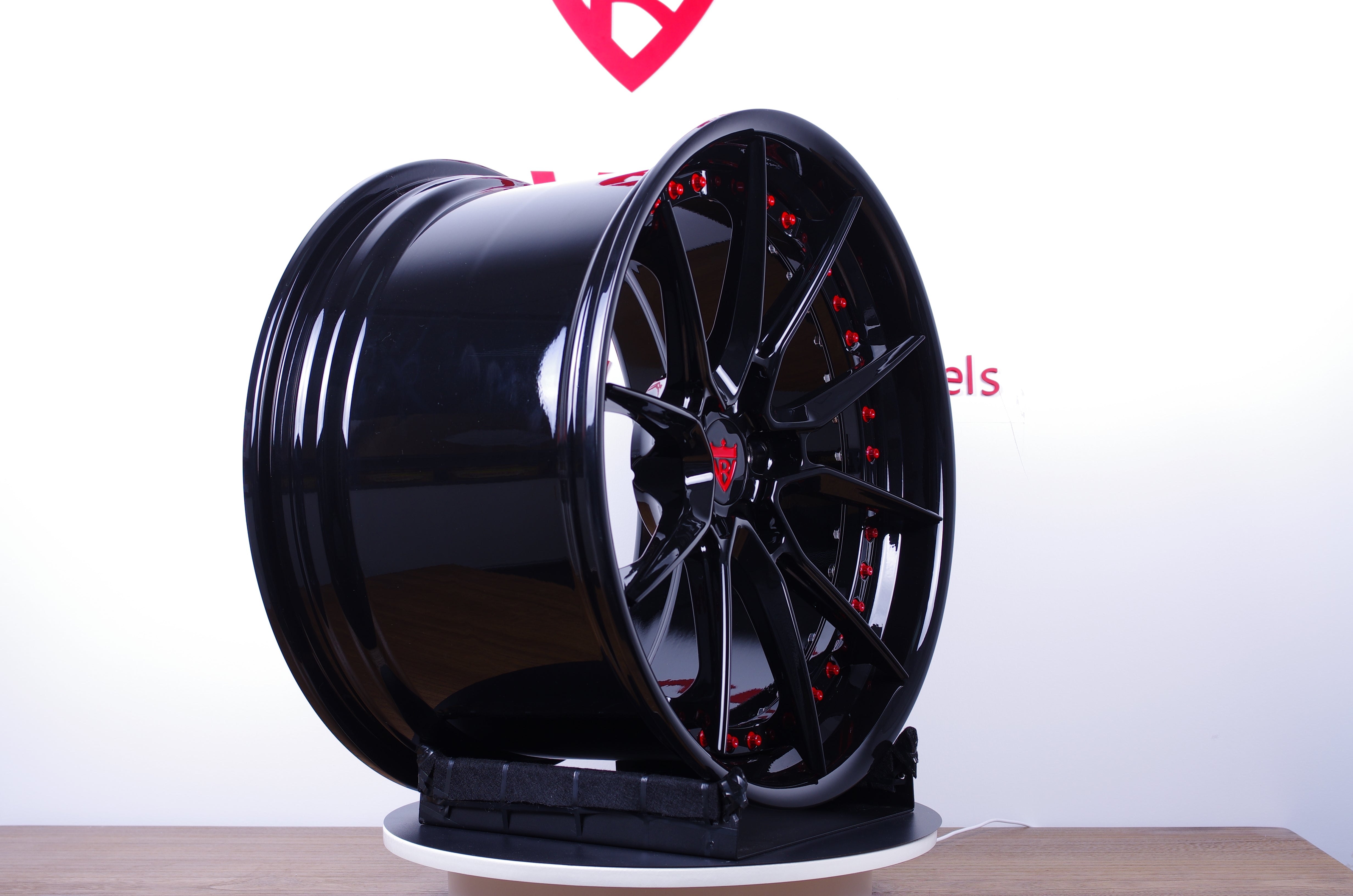 Custom Forged 2-Piece Black Corvette Z06 Aftermarket Wheels – RVRN WHEELS