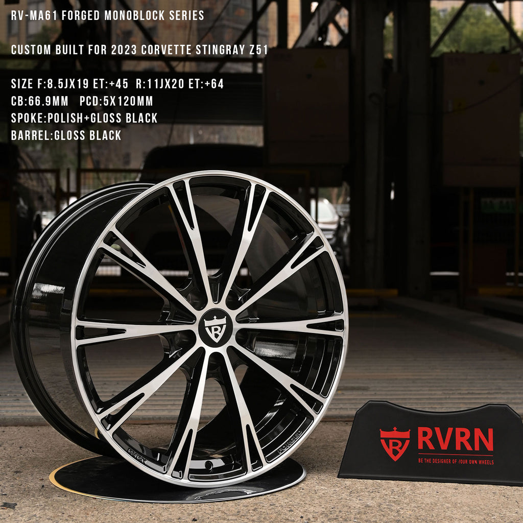 Corvette C8 Z51 Wideboby Custom Deep Dish Wheels&Rims: RVRN RV-T081