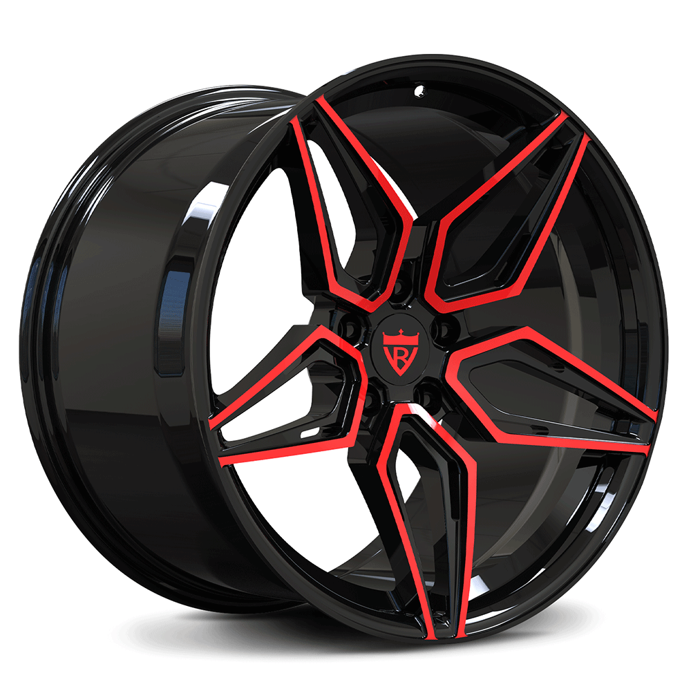 Deep Concave Red and Black Wheels for Camaro-RVRN Forged – RVRN WHEELS