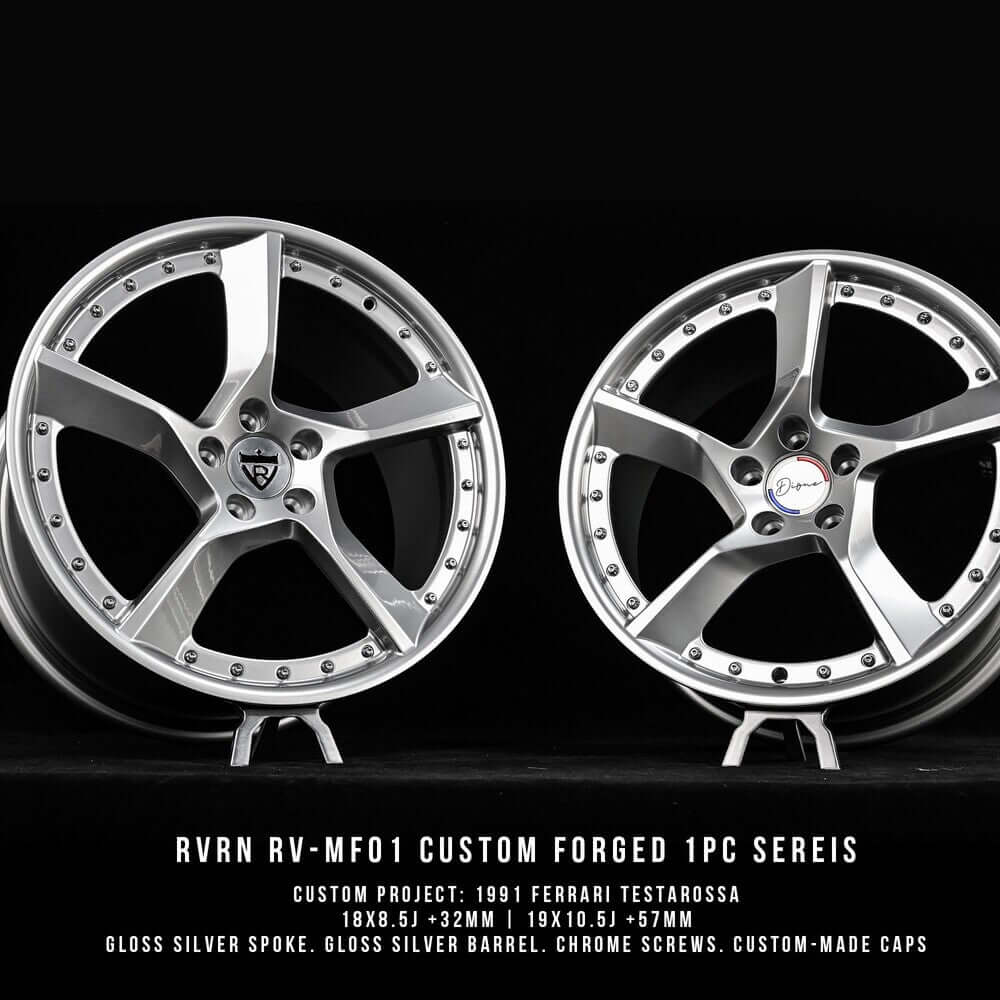 Custom Forged Monoblock Wheels: RV-MF01 - Ferrari Style