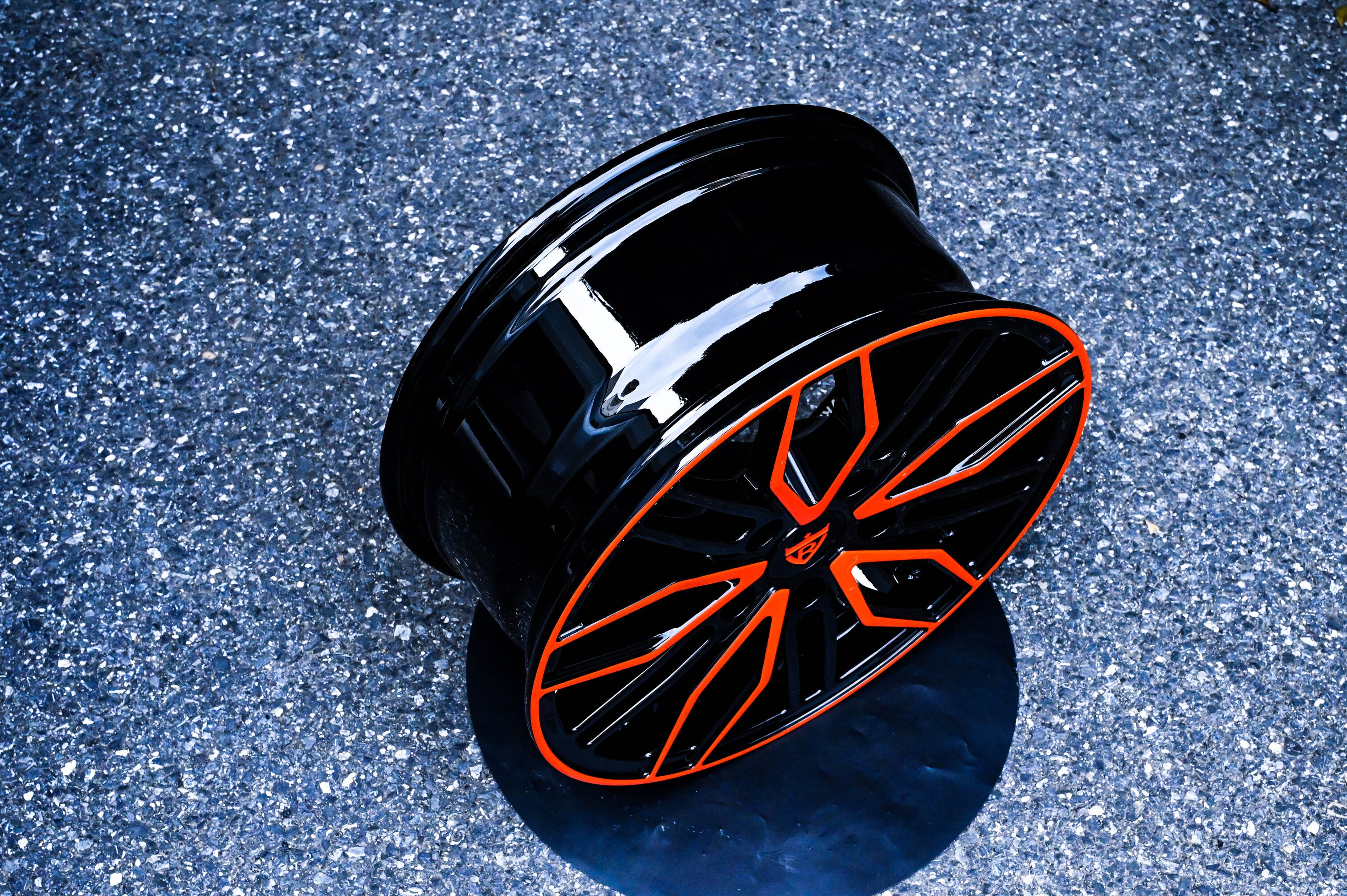 Jeep Gladiator Custom Forged Orange Monoblock Wheels