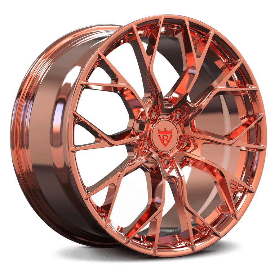 Custom Forged Rose Gold Wheels Collection - RVRN Wheels