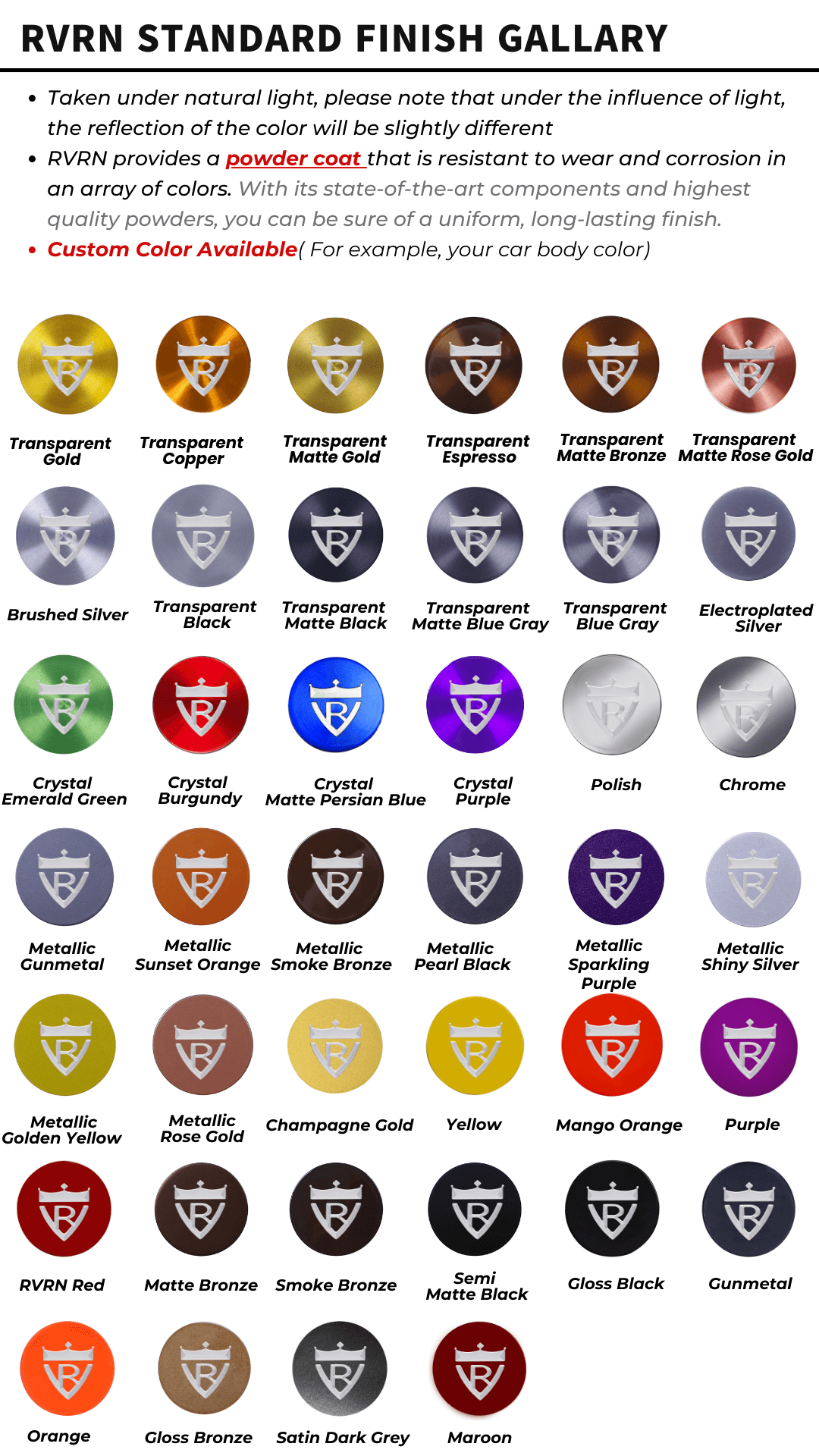 CUSTOM THREE PIECE FORGED WHEELS: RV-TR66- RVRN FORGED