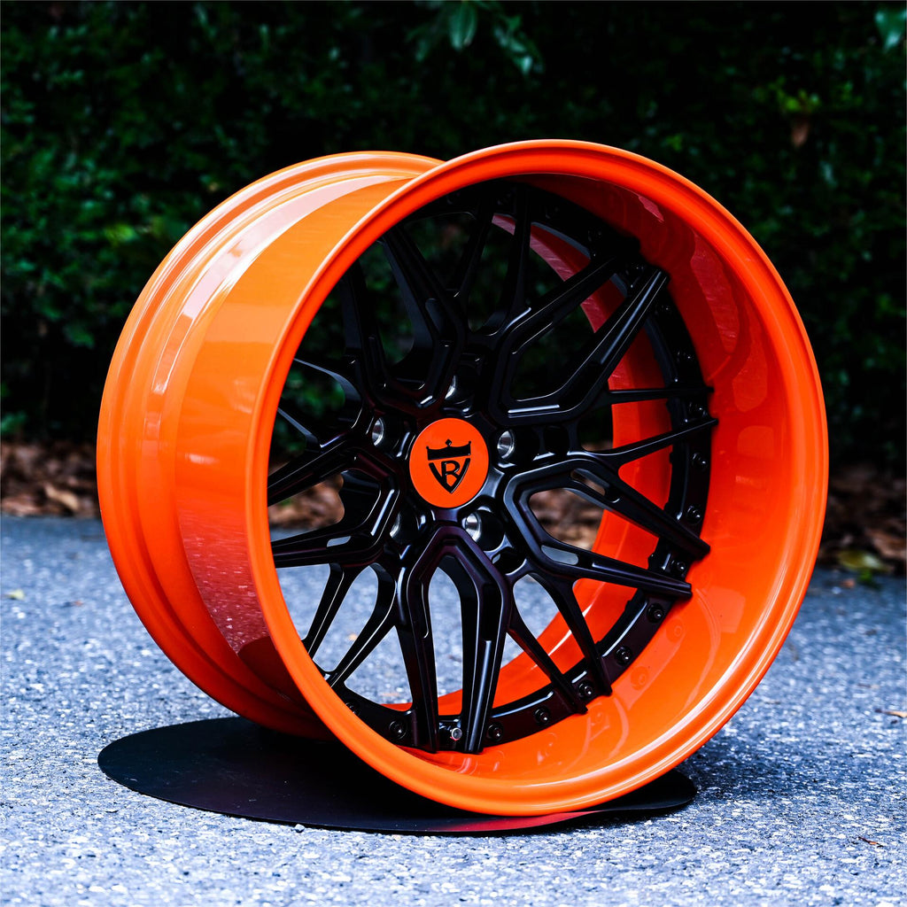 Chevy Business Coupe Custom Aftermarket Deep Dish Wheels-RVRN Forged