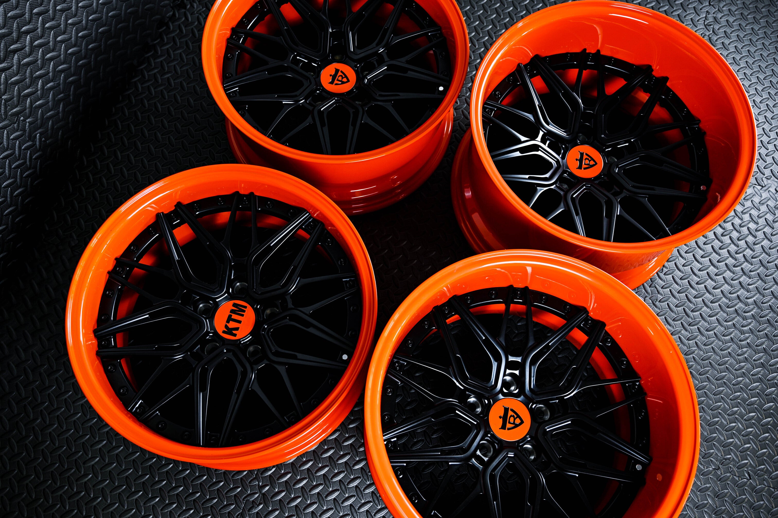 Chevy Business Coupe Custom Aftermarket Deep Dish Wheels-RVRN Forged