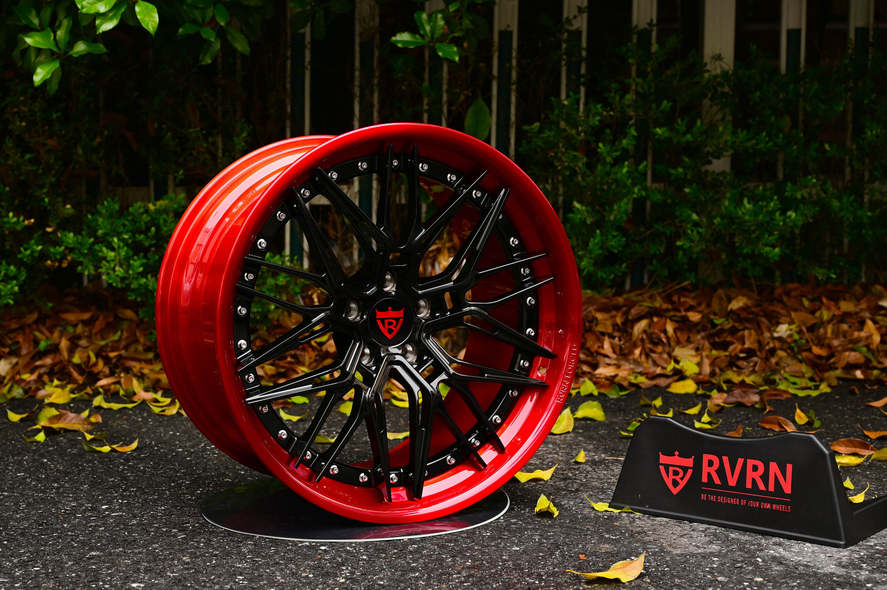 Ford Shelby GT500 Custom Wheels: Brushed Crystal Burgundy Barrel and ...