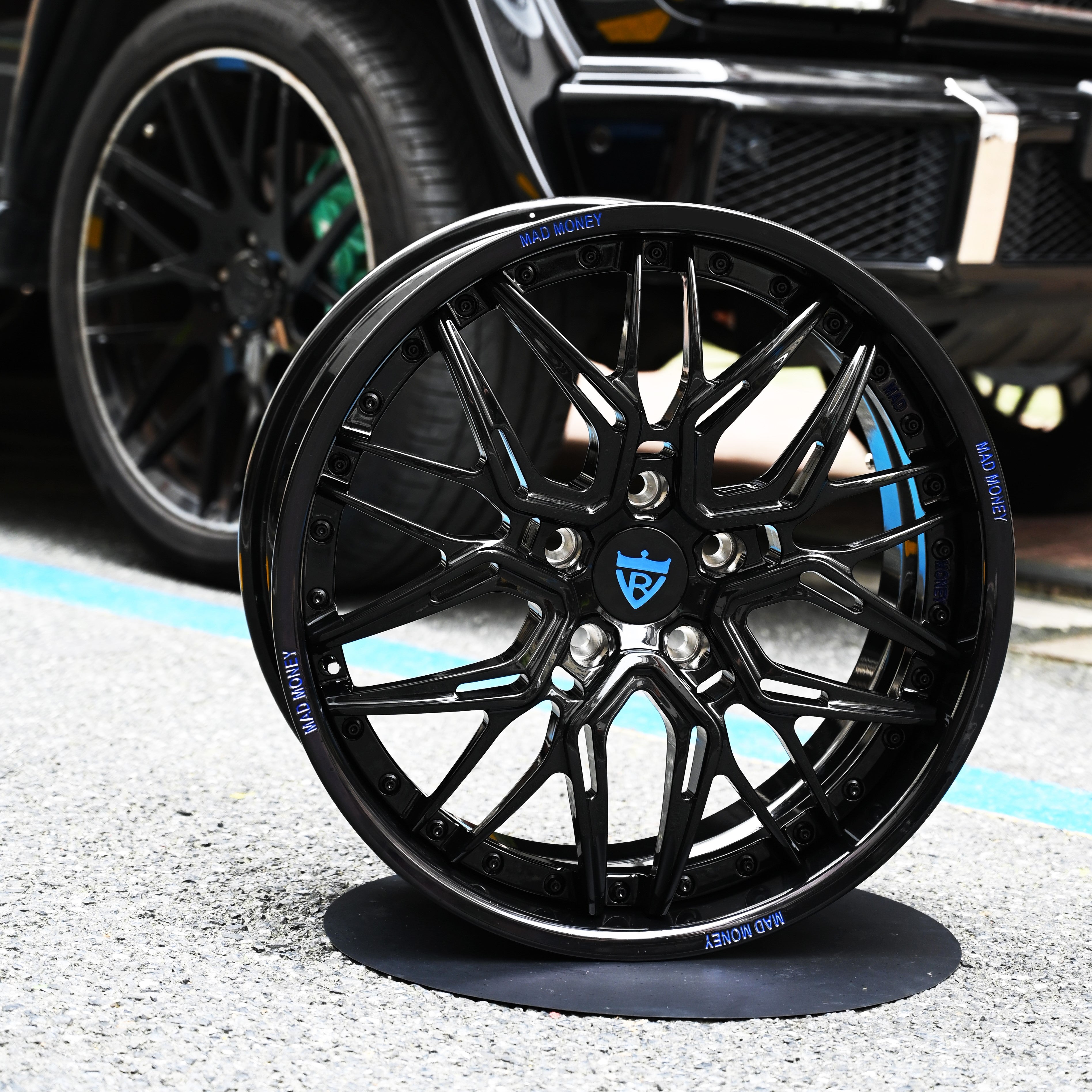 Corvette custom black wheels gallery-2 piece forged z51 rims – RVRN WHEELS