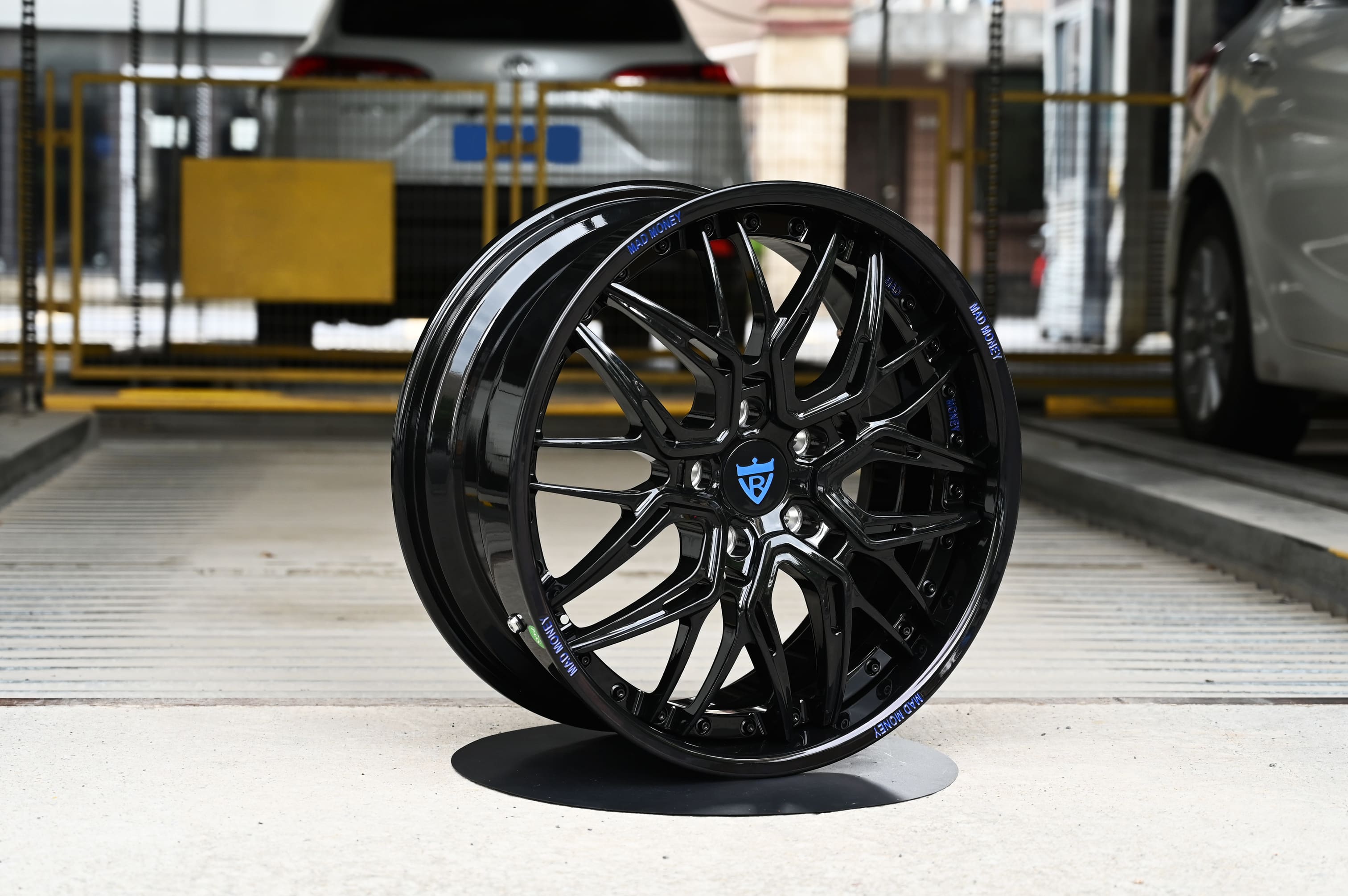 Corvette custom black wheels gallery-2 piece forged z51 rims