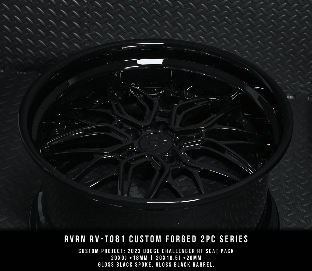 Dodge Challenger Hellcat Custom Deep Dish Wheels: RV-T081