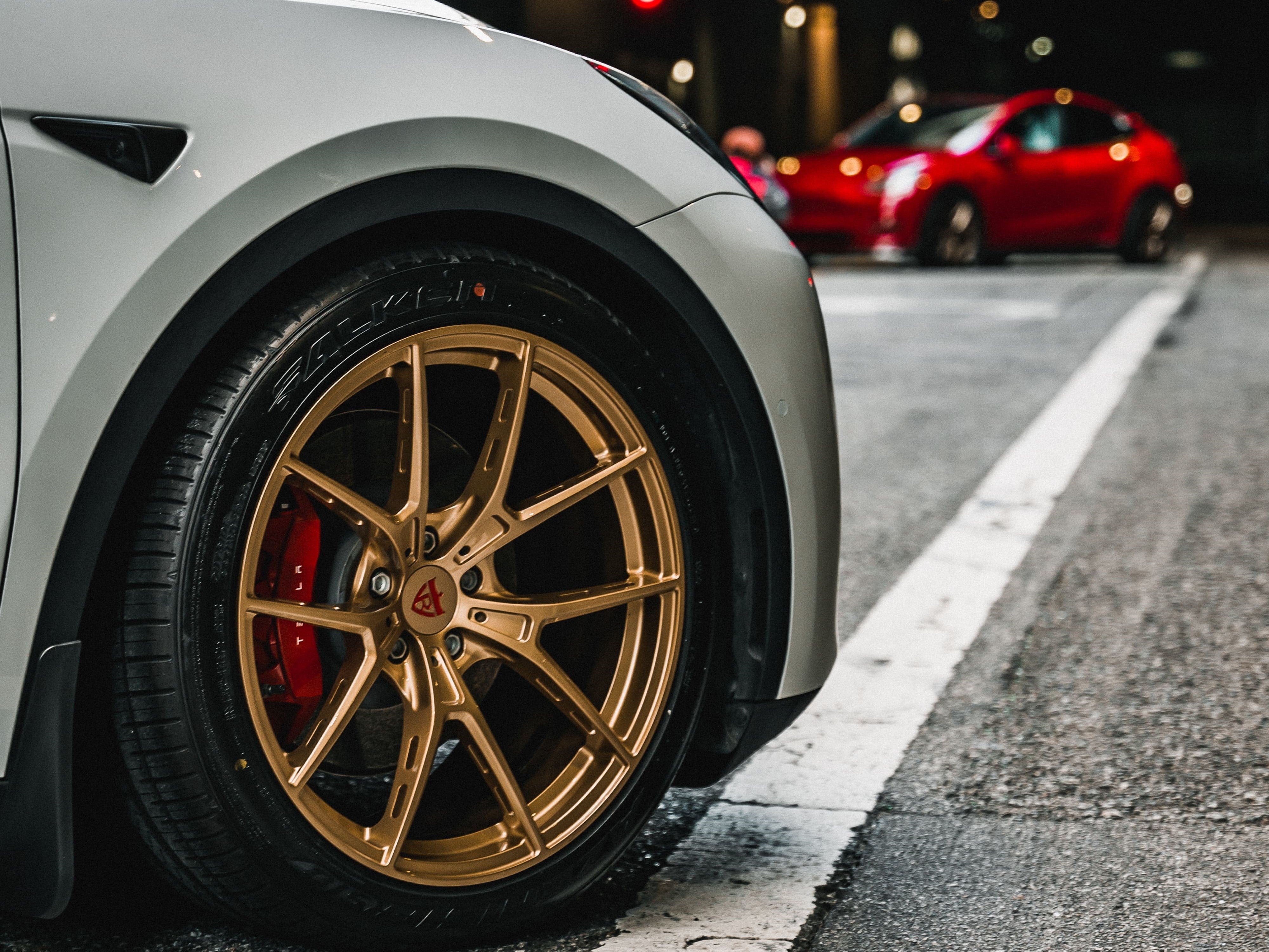 1 PIECE CUSTOM PERFORMANCE TESLA FORGED GOLD WHEELS:RV-MB373 – RVRN WHEELS
