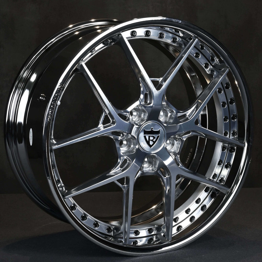 Corvette C5 Deep Dish Chrome Wheels: RV-DR08 - 19/20-inch Custom Forged ...