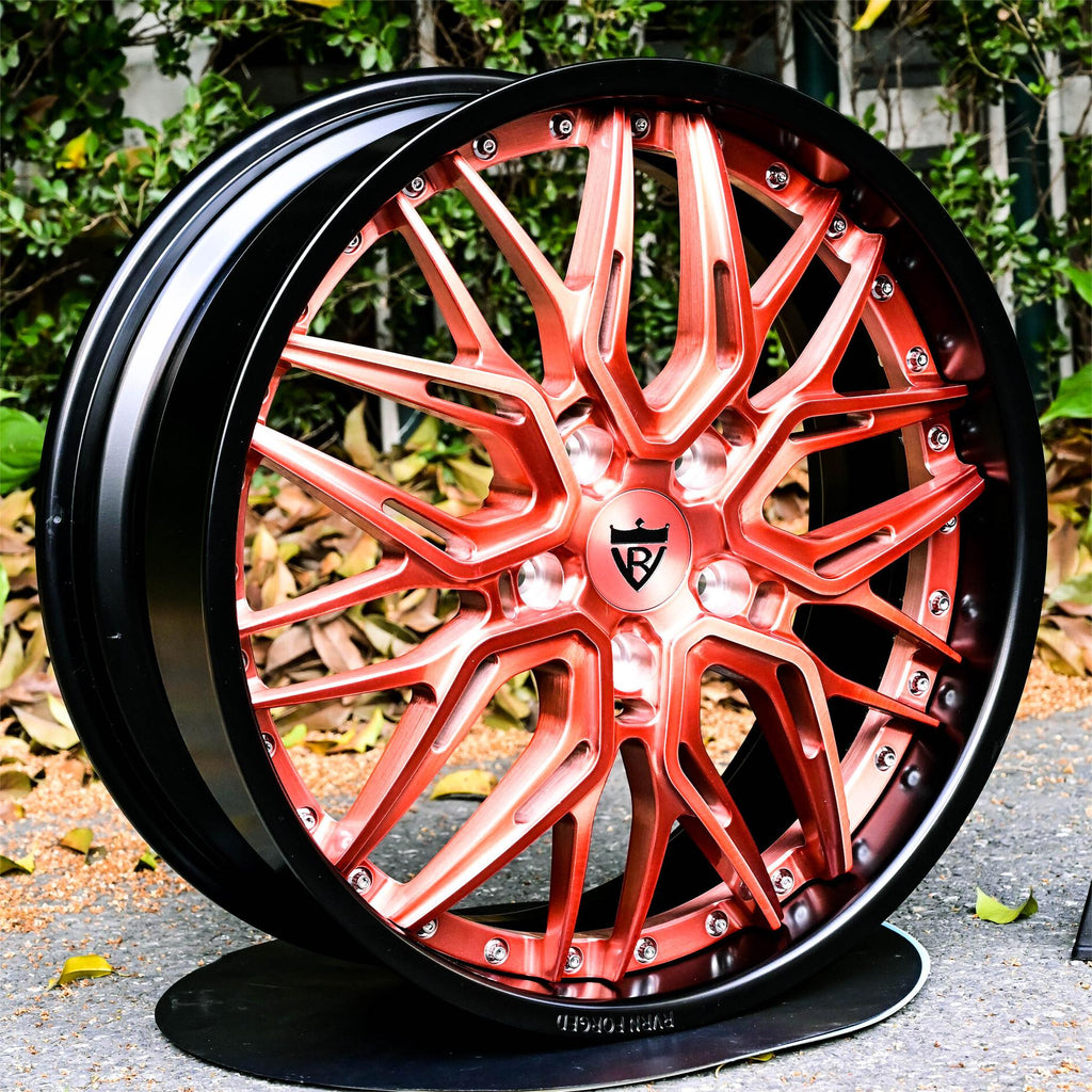 Jeep Grand Cherokee Custom Aftermarket Wheels: Rose Gold 2pc Rims ...