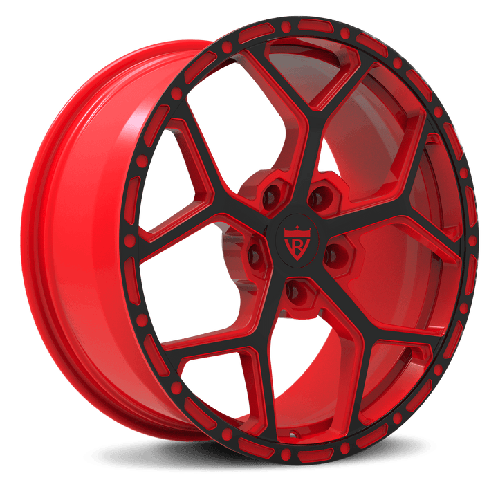 RED/BLACK CUSTOM FORGED WHEELS | 1/2/3-PIECE -RVRN FORGED
